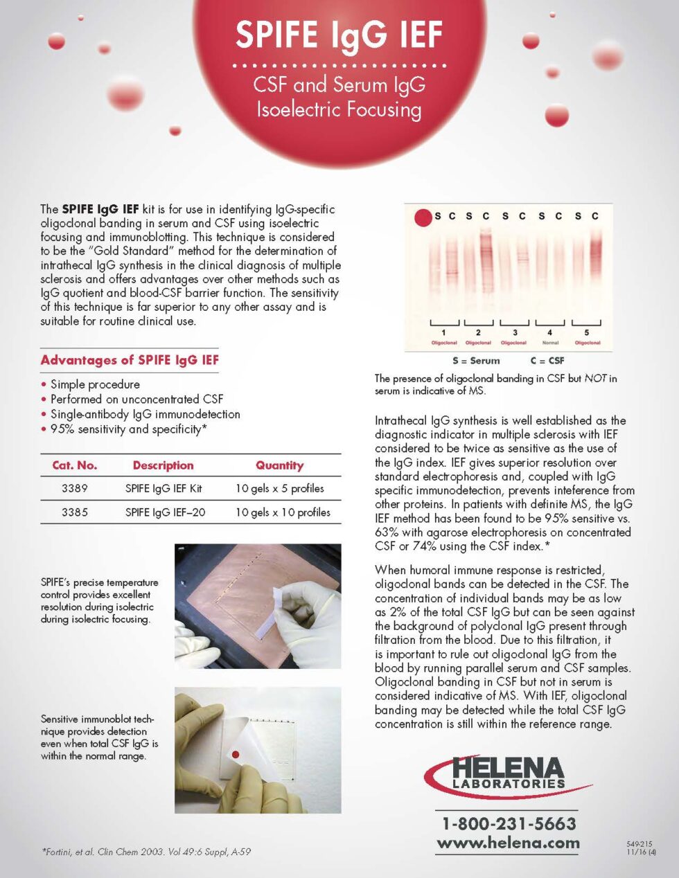 Product Brochures | Helena Laboratories – Innovations for Science ...